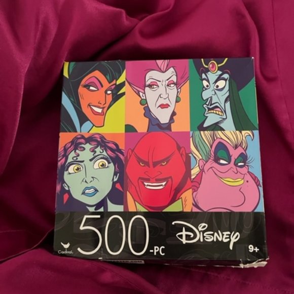 Disney | Toys | Disney 50 Piece Jigsaw Puzzle Villains Collage Complete ...
